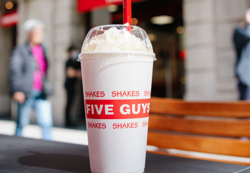 Five Guys Shake Menu | Create Your Perfect Shake
