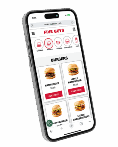 Online Ordering | Five Guys